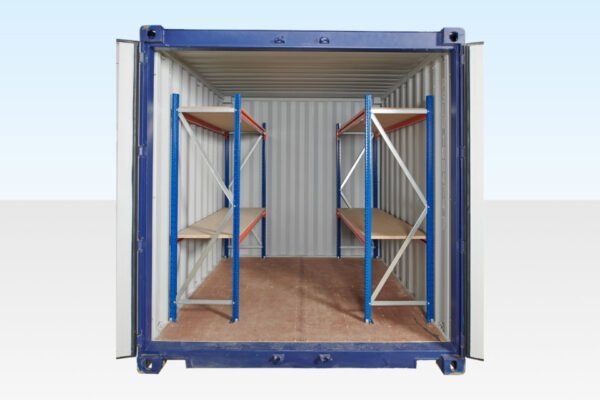 Adjustable, Heavy Duty Two Tier Container Racking (Single Bay ...